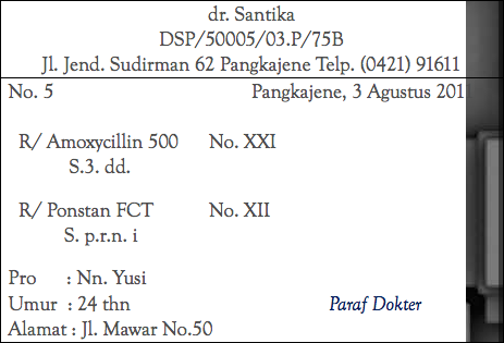 Mengenal Cara Baca Resep Dokter | IndoForum